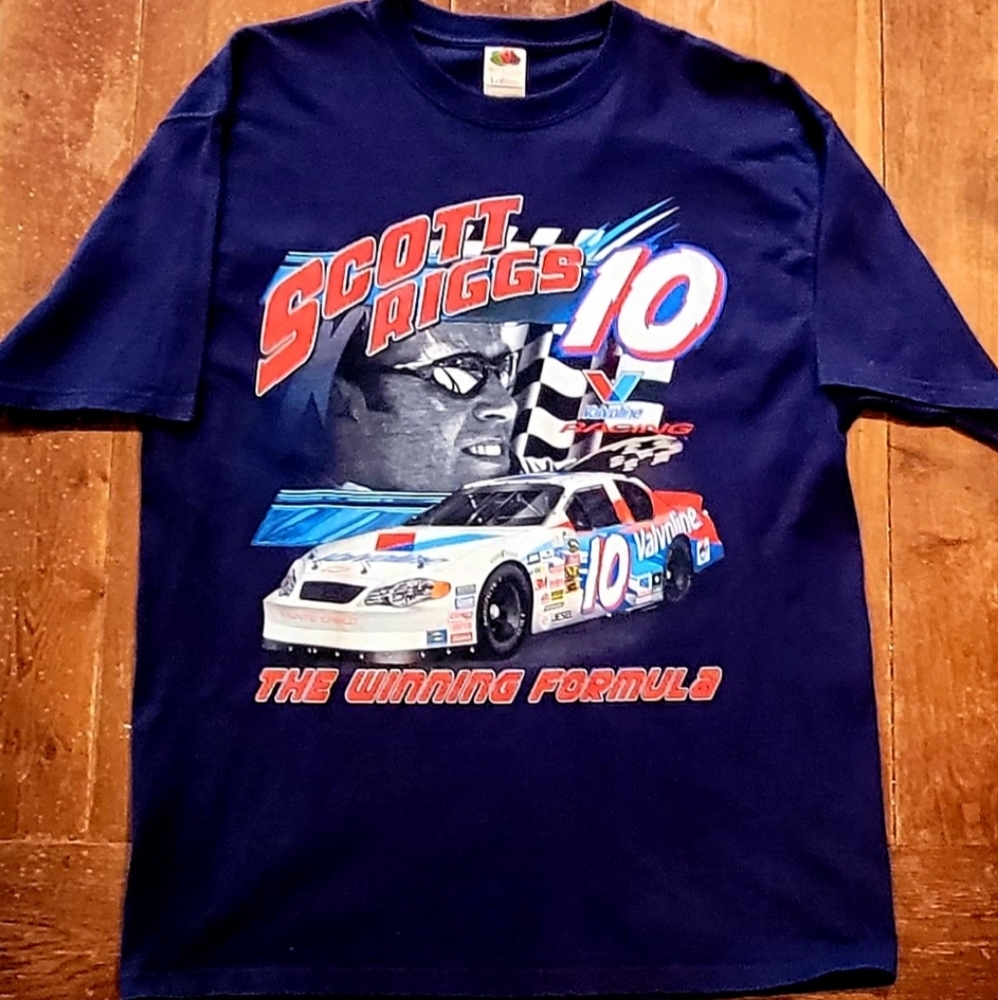 Scott Riggs Nascar Shirt Valvoline Team All Star - Gem